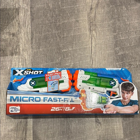 Toys | Xshot Micro Fastfill Water Blaster Green And Orange | Poshmark